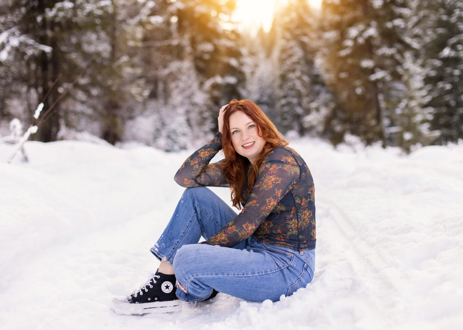 Bowen | Senior & Family Portraits in the Snow - Photography by Kam